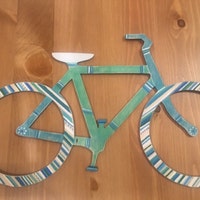 Bicycle - Laser Cut Out Unfinished Wood Shape Craft Supply BIK9 - Etsy ...