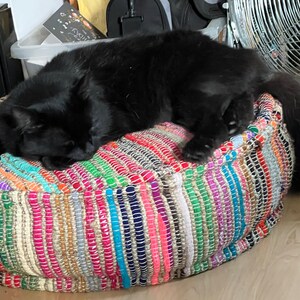 FIESTA Braided Square Rug Flat Weave With Natural Jute and - Etsy UK