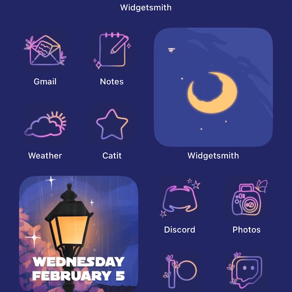 Cozy Fall Organizer Theme | Wallpaper Background | Custom Desktop Icon ...