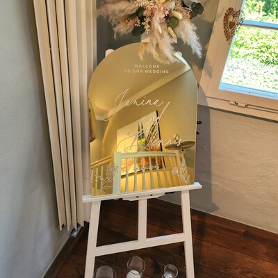 Copper Stand Copper Wedding Welcome Stand Copper Arbor Wedding Sign ...