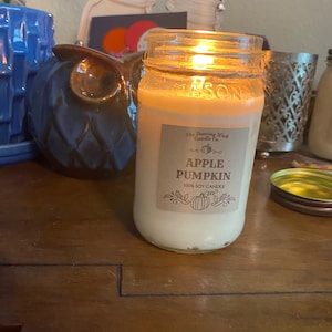 Fall Candle / Pure Soy / Autumn Candle / Fall Decor / Container Candle ...