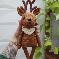 Flora the Fawn Amigurumi Crochet Deer PATTERN ONLY PDF (english ...