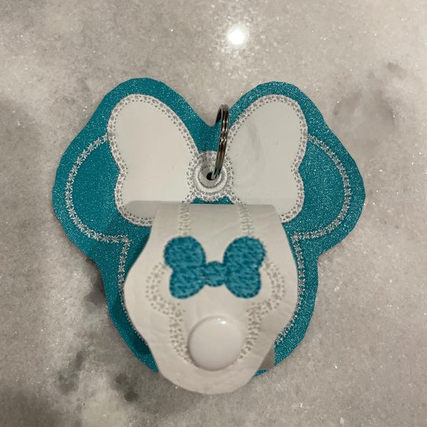 Glitter Minnie Mouse Ear Holder, Minnie Mouse Inspired Ear Holder or ...
