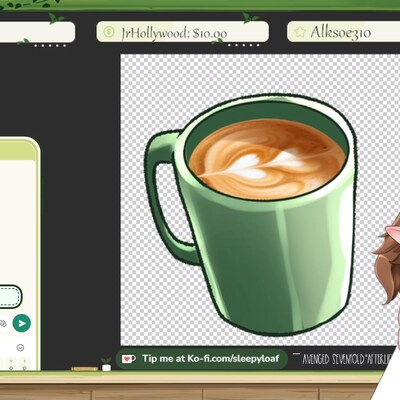 Interface-01 Animated Stream Overlay Pack Overlays Scenes Vtuber/just ...