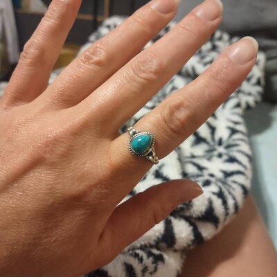 Boho Statement Ring Amethyst Sterling Silver Ring Hand Crafted Bohemian ...