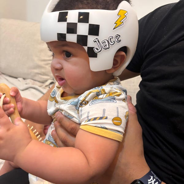 Blue Gingham Doc Band Wrap - Etsy