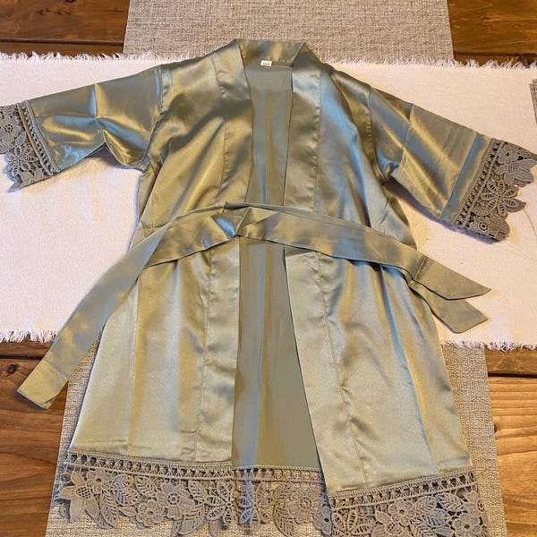 EUCALYPTUS Bridesmaid Robes / Bridesmaid Gift / Bridal Party Robes ...
