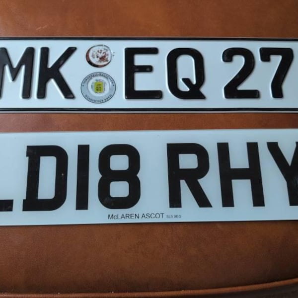 Embossed Worn & Faded License Plate Letters and Numbers to Build Your ...