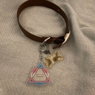 Therian Theta Delta Symbol Pride/lgbtq Double-sided Keychain - Etsy