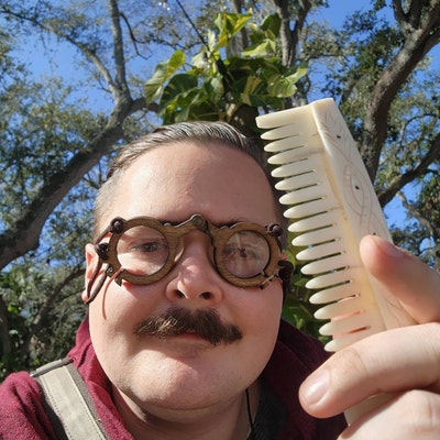 UNIQUE Pip Design Large Medieval Bone Dice Set qty 5 Mat Cauthon's Dice ...