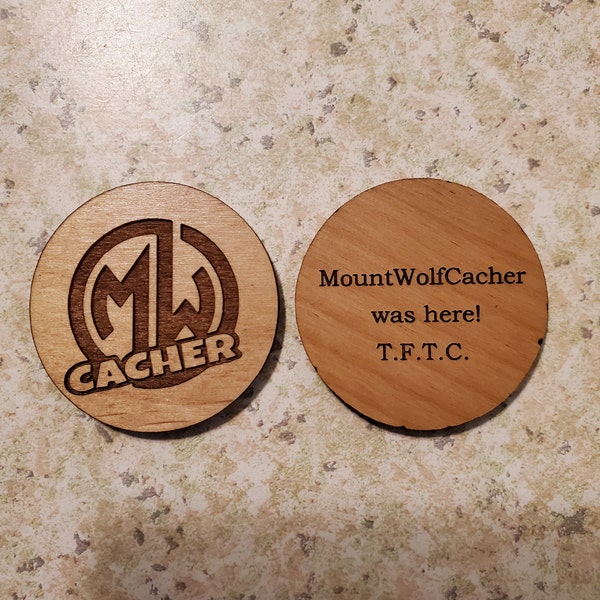 Custom 1.5 Inch Wood Coins - Etsy