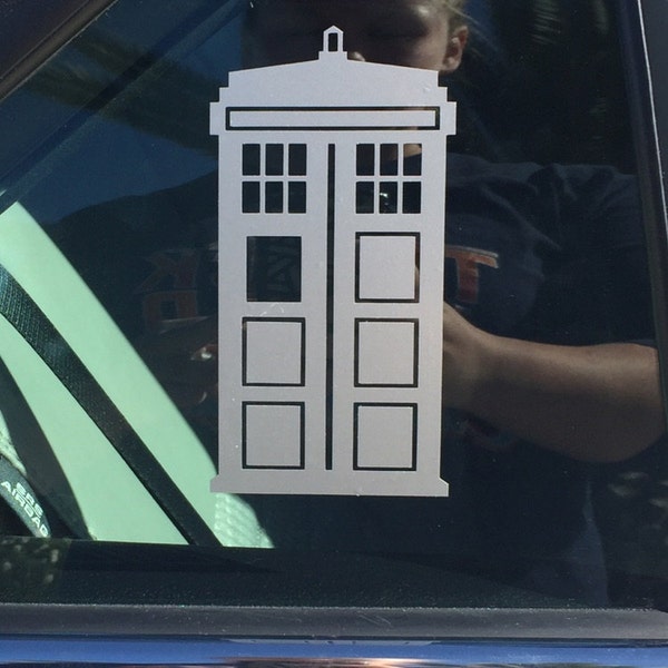 Doctor Who TARDIS Decal. Auto, Car, Computer, Home - Etsy
