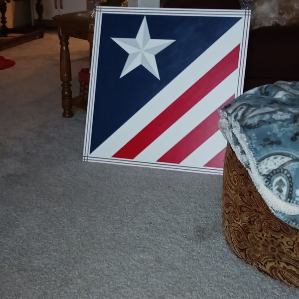 Barn Quilt,under THE SEAS Hand-painted Barn Quilt, Hand-crafted Barn ...