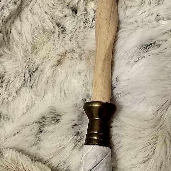 Celestial Blue Wooden Wand a Magical Gift for True Legacy Witches or ...