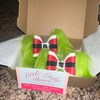 Grinch Hair Bow, Grinch Bow, Grinch Costume Accessory, Grinch Fur Bow ...