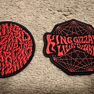 King Gizzard & the Lizard Wizard Back Patch. Sew on Patch. - Etsy
