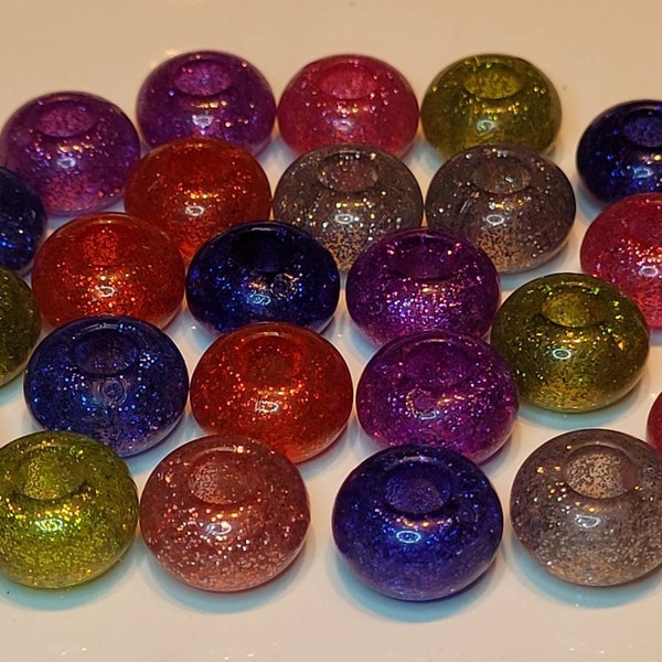 20mm Beads, Randomly Assorted Mixed Set, Bubblegum Beads, Chunky ...