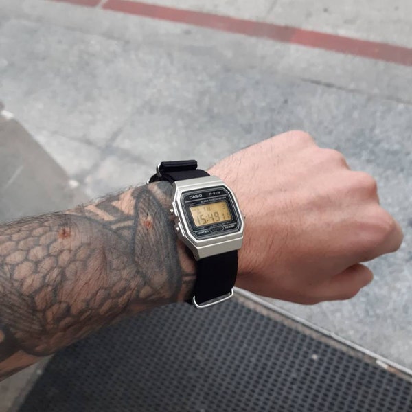 Custom Silver Casio World Time Watch With Color Screen Mod pick Your ...