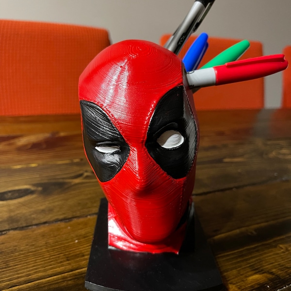 Deadpool Pen and Pencil Holder Desk Organizer - Etsy