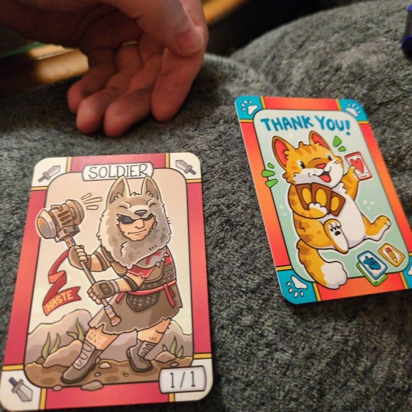5 of Each Cat and Dog // Jinnie Fay Tokens for Magic the Gathering - Etsy