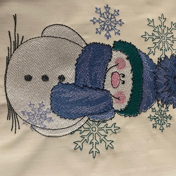 Snowman Embroidery Design, Snowman Designs for Embroidery Machines ...