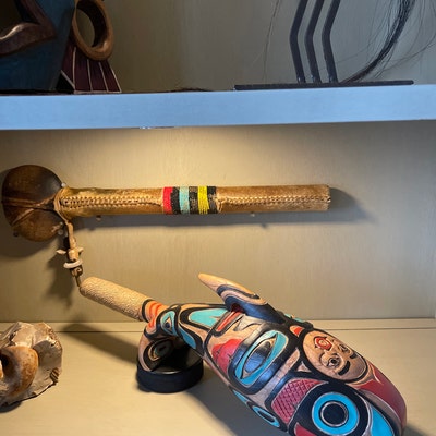 Killer Whale Mask Orca Native American Shaman's Ceremonial Hand Carved ...