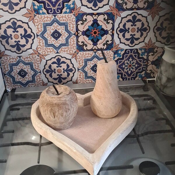 White Metal Shabby Chic Heart Tray, Boudoir, Bedroom Decor, Dressing ...