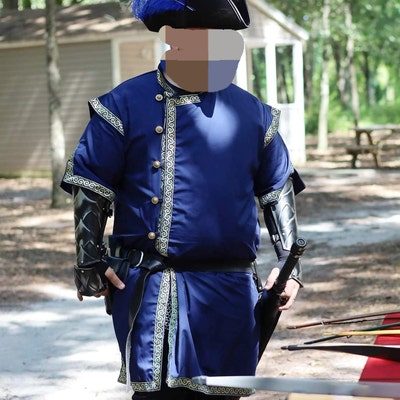 Buttoned Kaftan With Trim in Several Colors Reenactment, Larp, Fantasy ...