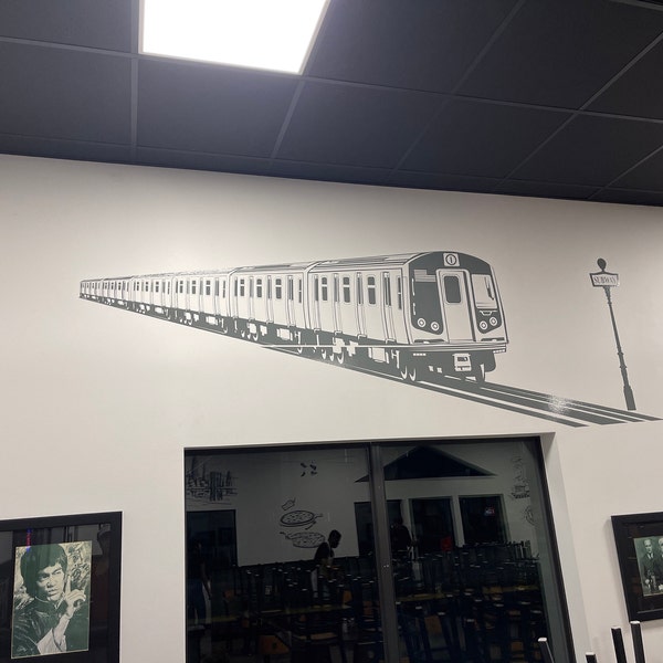 New York City Subway Wall Decal Sticker. NYC Train Transportable. Urban ...