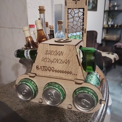 Laser Cut File Vector Bottle Tank, CNC, SVG, DXF, Pdf, Cdr, Patern Cnc ...