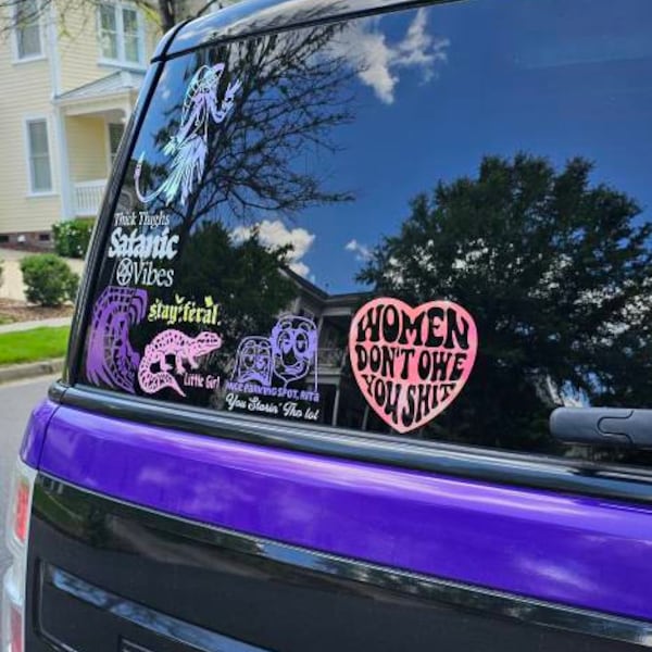 Feminist Vinyl Decal- Feminist Sticker | Car Stickers | Car Decal | Car ...