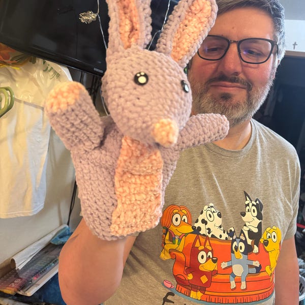 Bob the Bilby Hand Puppet PDF Crochet Pattern - Etsy