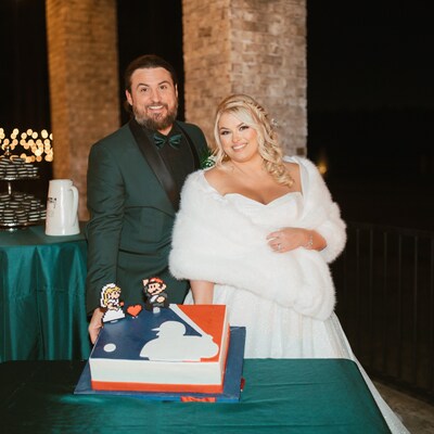 Heart Meter Cake Toppers 8 Bit Pixel Wedding Cake Video Game Wedding ...