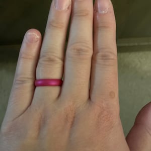 Sapphire Blue Silicone Ring Men Women Safe Flexible - Etsy