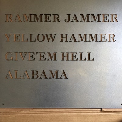 Custom Metal Quote Sign and Sayings, Inspirational Personalized Sign ...