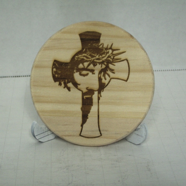 Jesus and Cross Laser Cut File. Vector File for Laser Cutting. Wall Art ...