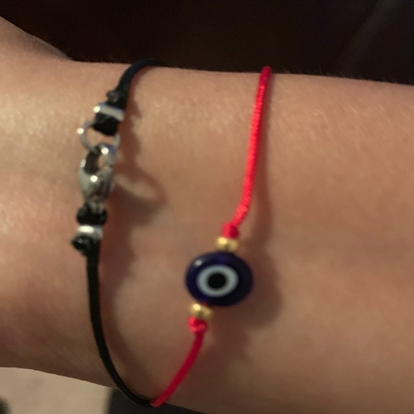 Evil Eye Protection Bracelet, Blue Eye Red String Protection Bracelet ...