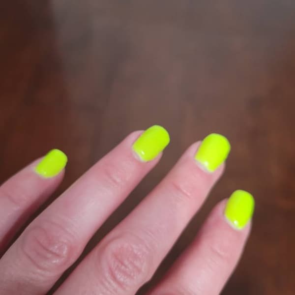 ELECTRIC LEMONADE- Neon Dip Powder, Neon Dip Nails, Dip Powder, Dip ...