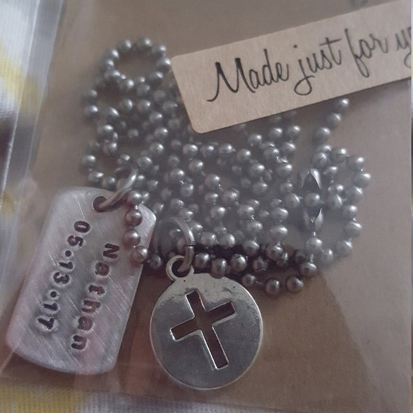 FIRST Reconciliation Girl Gift Hand Stamped Heart Necklace. Communion ...