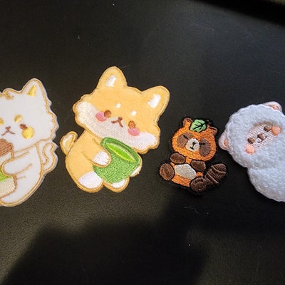 Cute Fluffy Lamb/sheep Iron on Patch Embroidery Patch Cute - Etsy