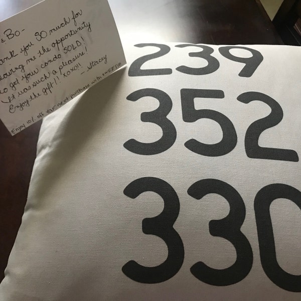 Personalized Area Code Pillow | Personalized Pillow | Custom Gift ...