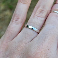 Stacking Ring Solid 925 Sterling Silver Various Textures You Choose One ...