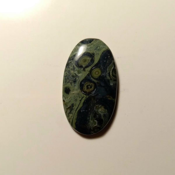 RARE Natural Indonesian Moss Agate, Colorful Cabochon Scenic Moss Agate ...