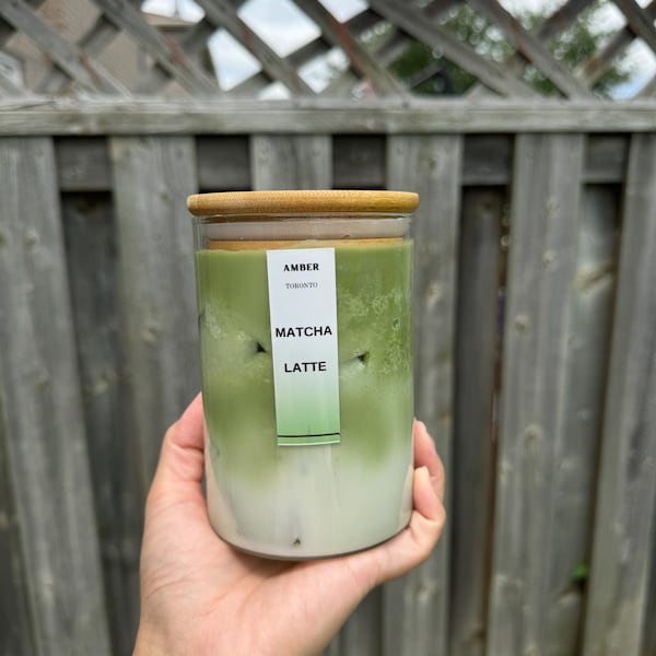 Matcha Latte Candle | Soy Candle | Viral Drink Candle | Matcha Scent ...