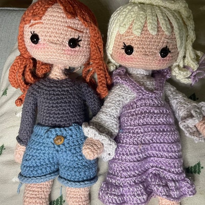 2 IN 1 Sarah Crochet Doll Pattern Amigurumi Doll Pattern - Etsy