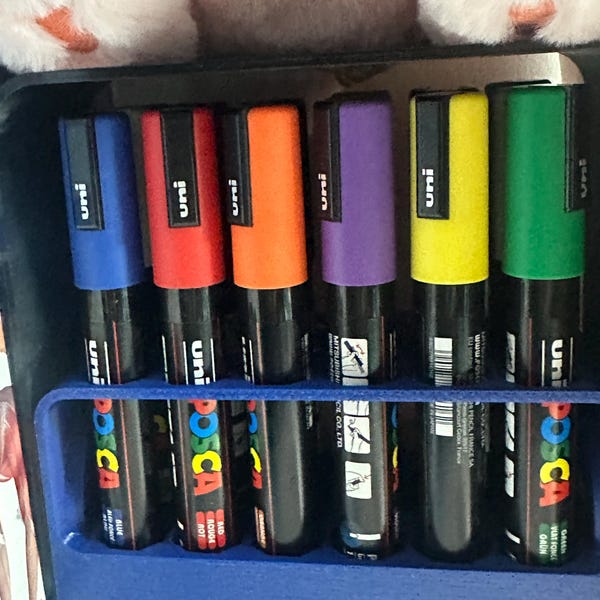 Marker Organizer for POSCA Paint Pens • 1M, 3M, 5M • Personalized Paint ...