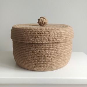 Cotton Cord Basket for Storage, Space Organization and Cozy Interior ...