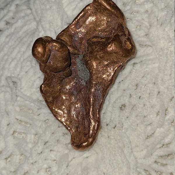 PURE COPPER NUGGET 2 1/2" 4-6 Oz Large Native Float Copper Raw Rocks ...