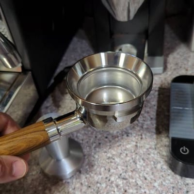 Espresso Distribution Tool Coffee Leveler Adjustable Wooden Distributor ...