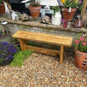 Rustic Bench Seat - Etsy